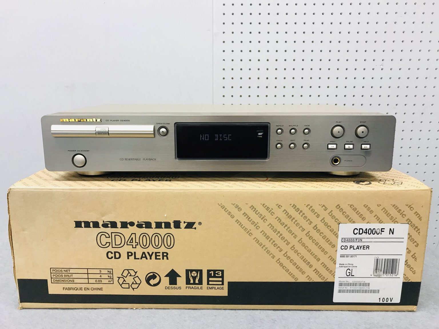 Marantz CD4000 CDプレーヤー | SwingAudio Shop